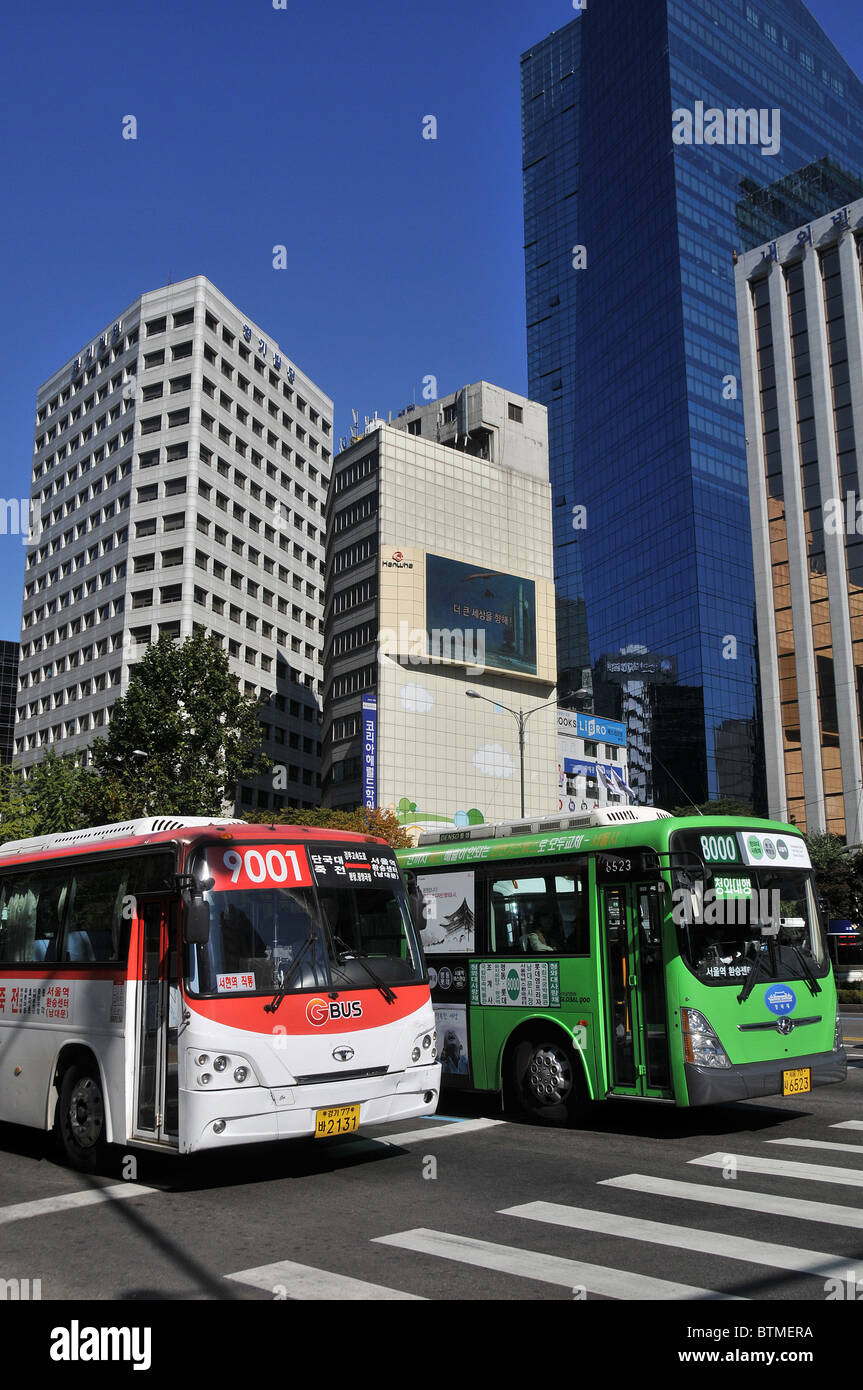 Public bus seoul south korea hi-res stock photography and images - Alamy