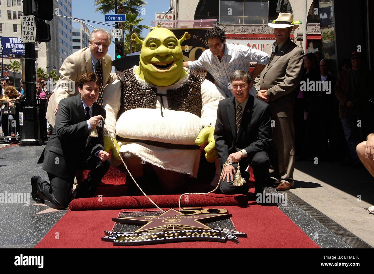 Star on the Hollywood Walk of Fame Ceremony for SHREK Stock Photo - Alamy