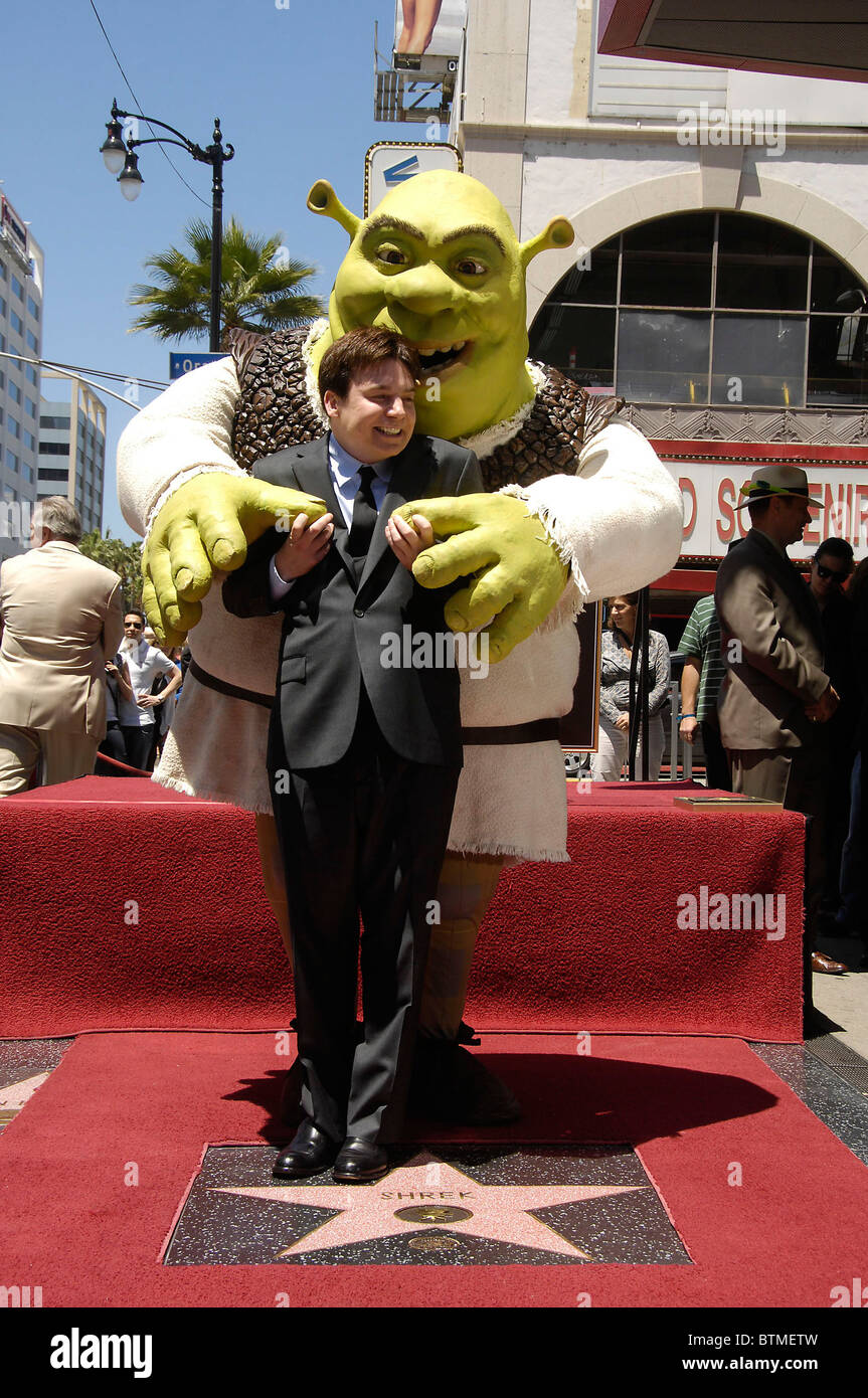 Star on the Hollywood Walk of Fame Ceremony for SHREK Stock Photo - Alamy