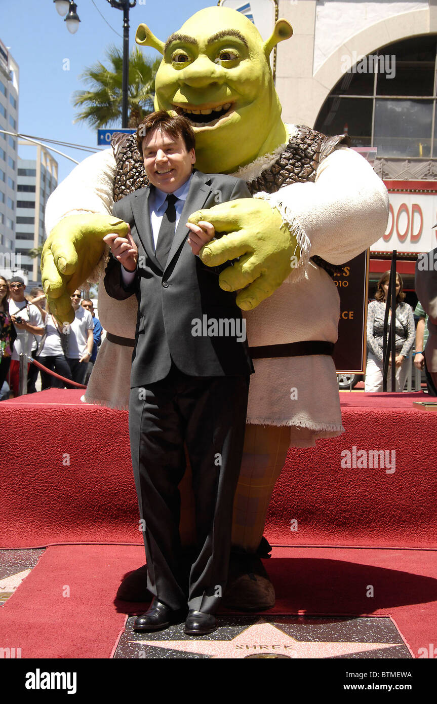 Star on the Hollywood Walk of Fame Ceremony for SHREK Stock Photo - Alamy