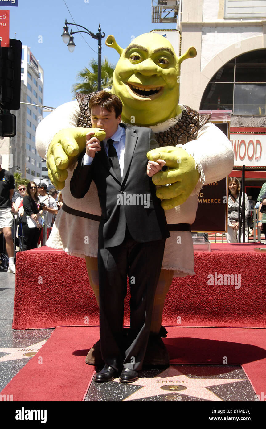 Star on the Hollywood Walk of Fame Ceremony for SHREK Stock Photo - Alamy