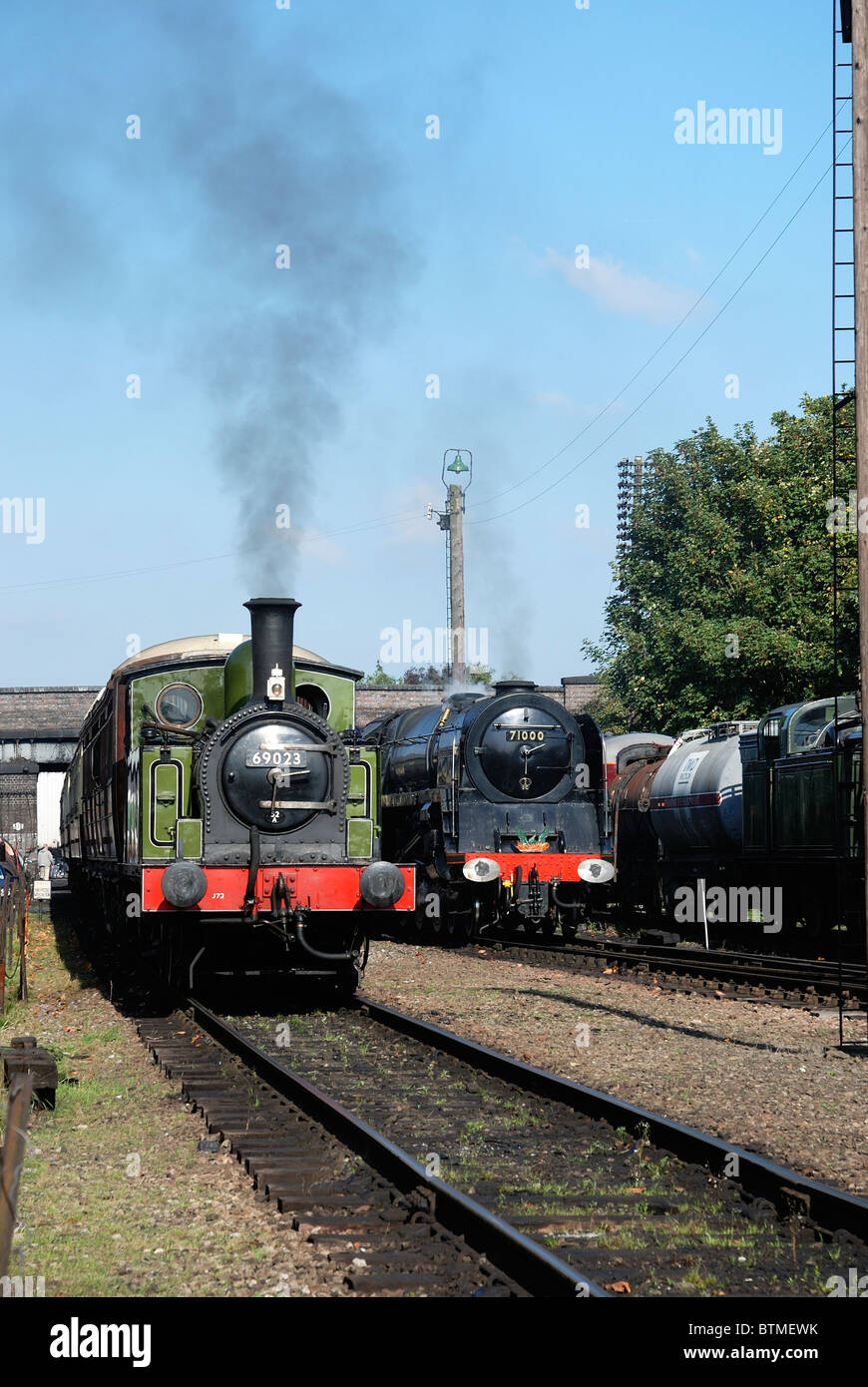 BR J72 69023 Joem and 71000 duke of gloucester great central railway ...