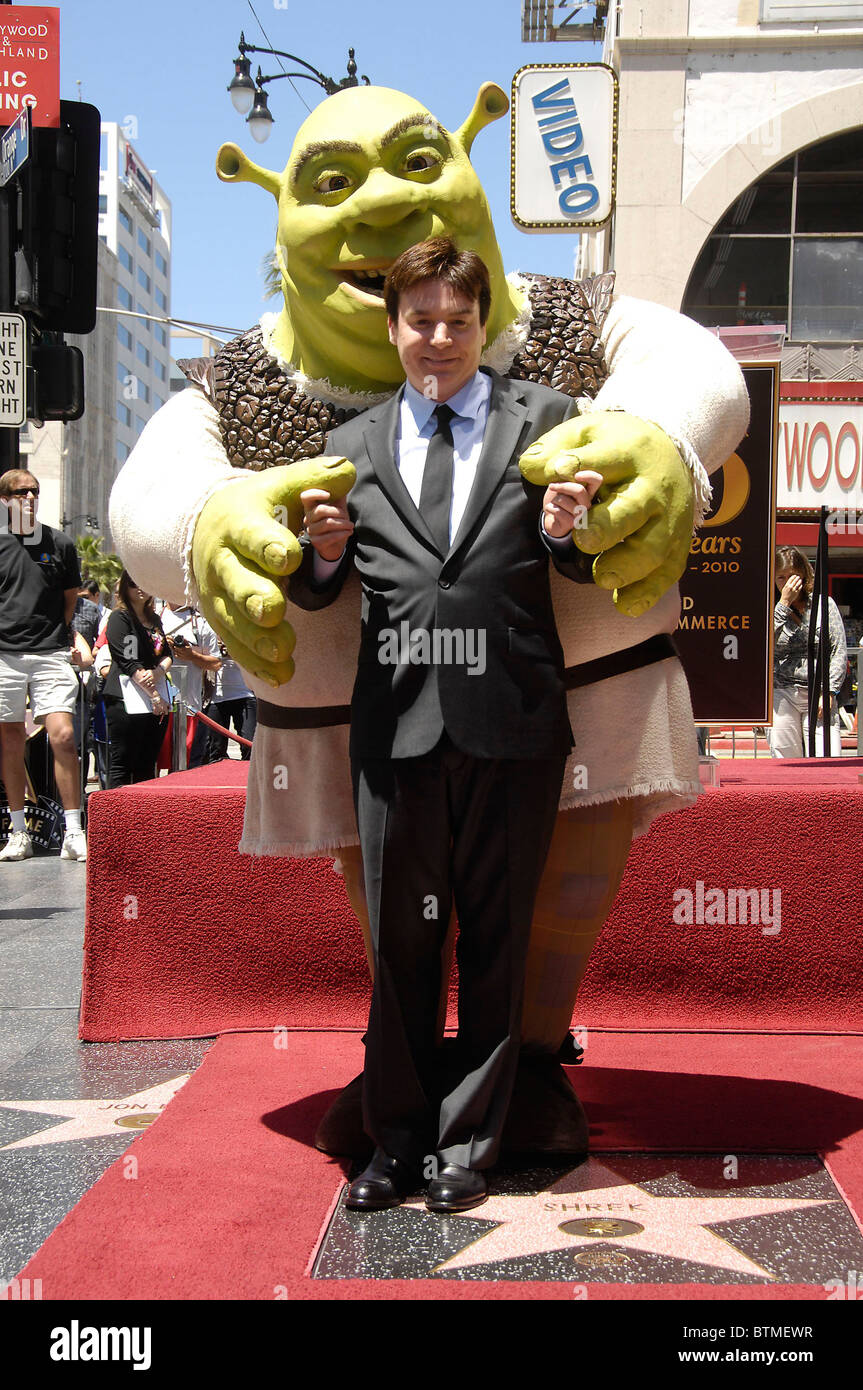 Star on the Hollywood Walk of Fame Ceremony for SHREK Stock Photo - Alamy