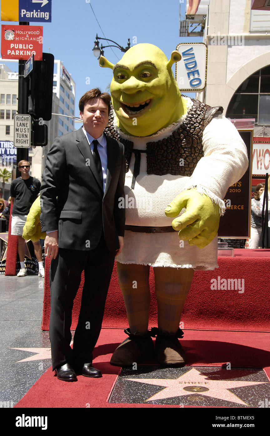 Star on the Hollywood Walk of Fame Ceremony for SHREK Stock Photo - Alamy