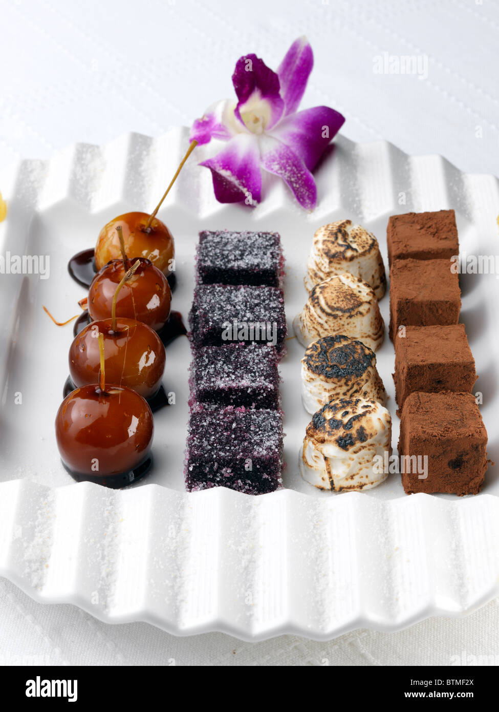 A selection of petits fours Stock Photo - Alamy