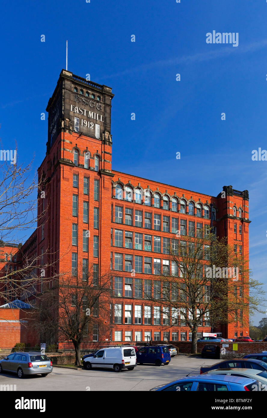 Strutt's North Mill in Belper Derbyshire UK a former cotton mill built ...