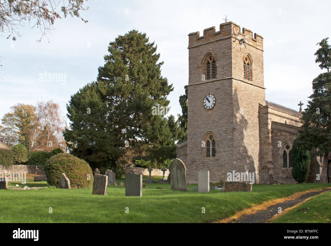 St John the Baptist Church, Tiffield, Northamptonshire Stock Photo - Alamy