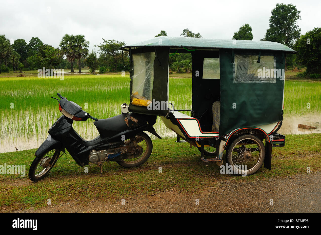 Tuk Tuk - popular transportation in Asia Stock Photo - Alamy