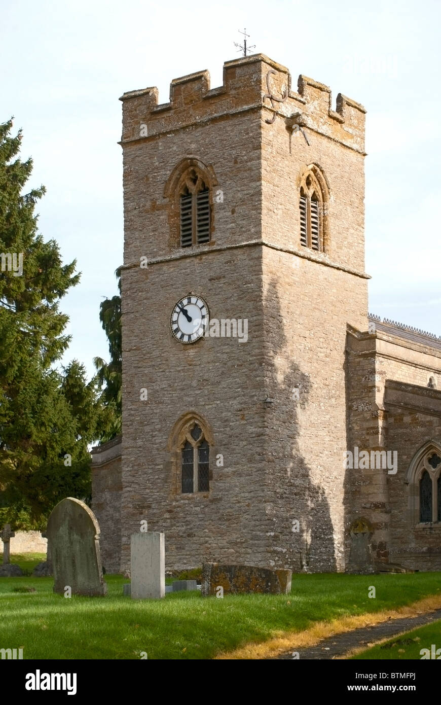 St John the Baptist Church, Tiffield, Northamptonshire Stock Photo - Alamy