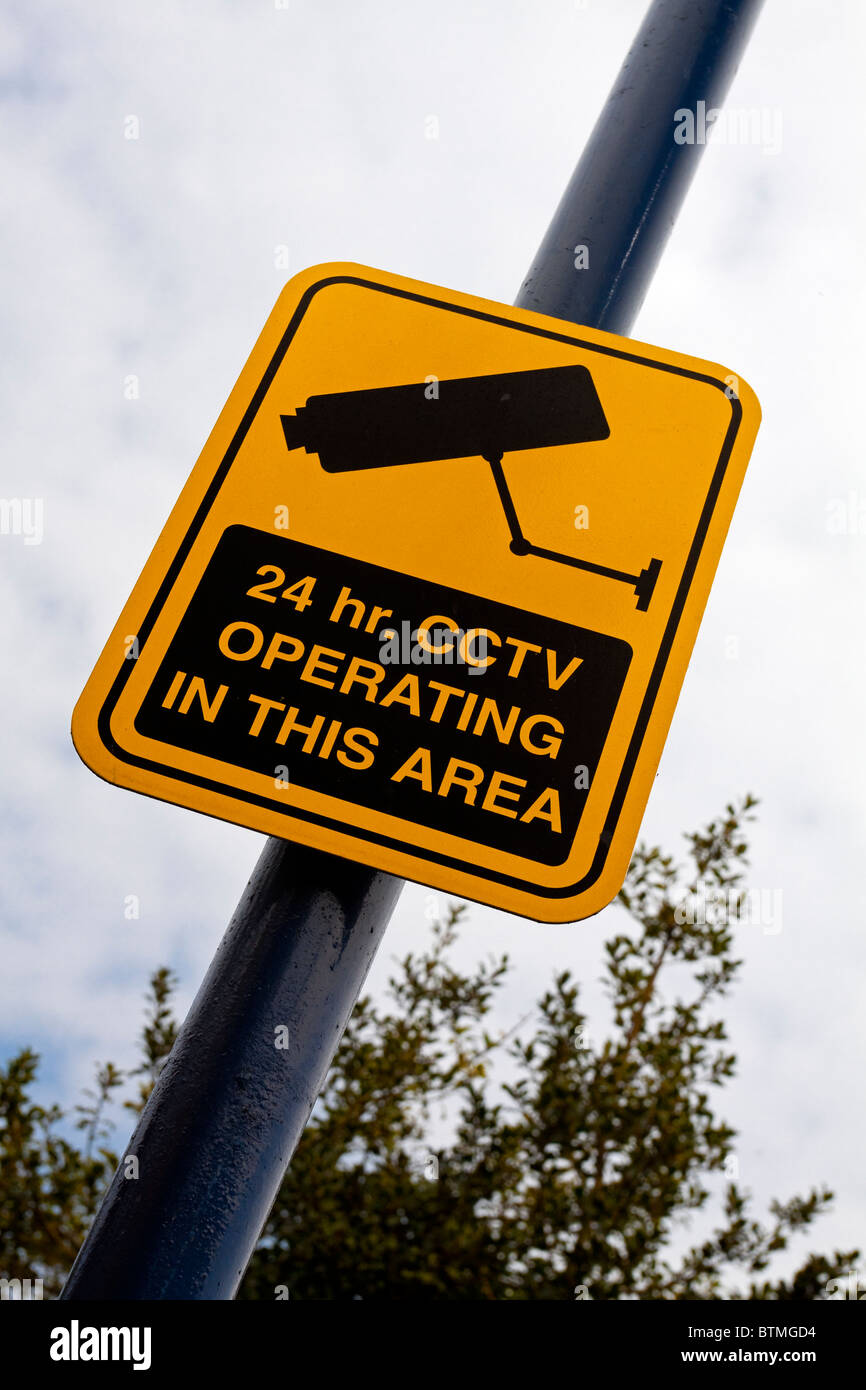 Cctv sign hi-res stock photography and images - Alamy