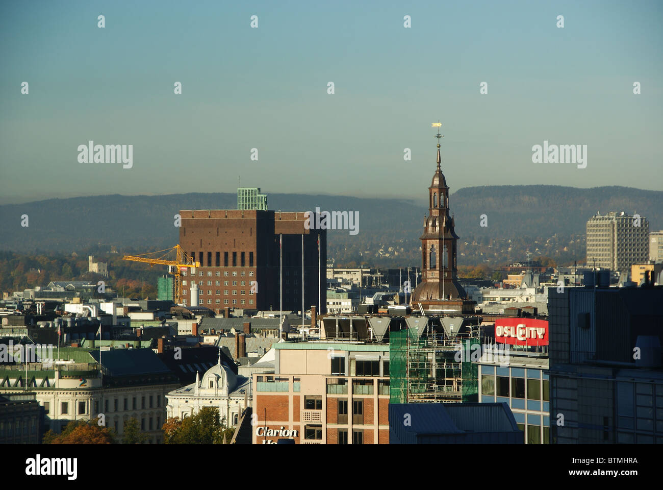 Oslo city in the morning Stock Photo - Alamy