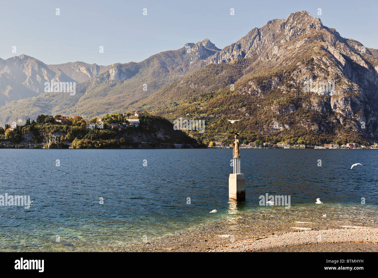 View of Lake Como from Lecco Stock Photo - Alamy