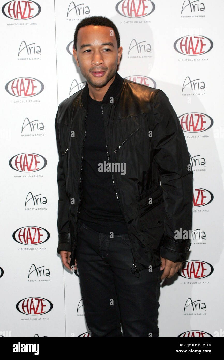 John Legend 32nd Birthday Party at Haze Nightclub Stock Photo - Alamy