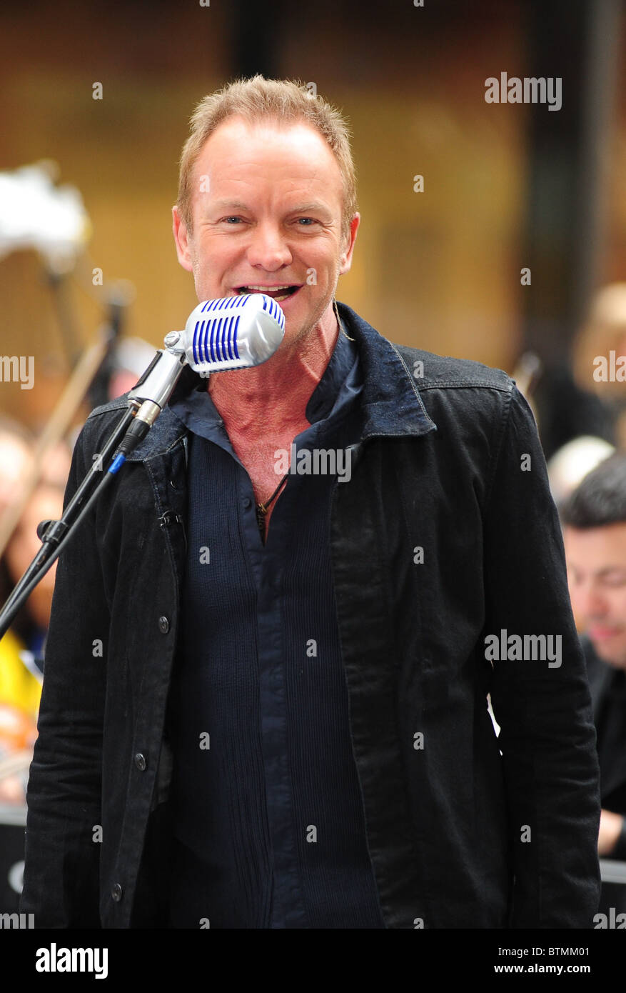 NBC Today Show Concert with STING Stock Photo - Alamy