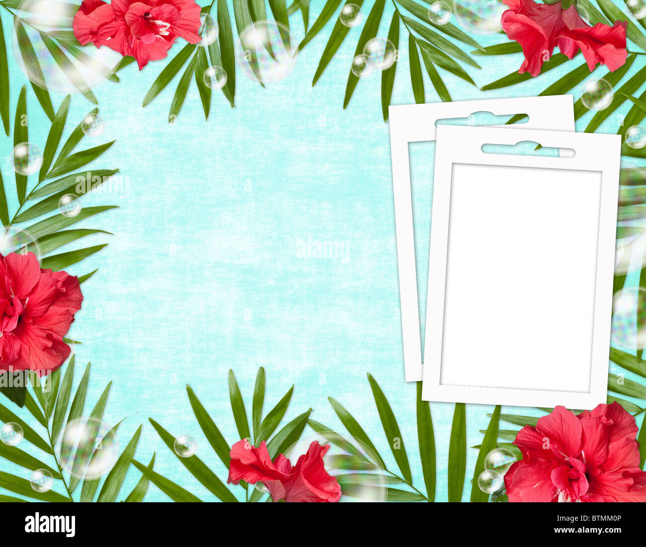 Framework for invitation or congratulation Stock Photo - Alamy