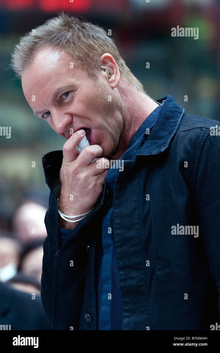 NBC Today Show Concert with STING Stock Photo - Alamy