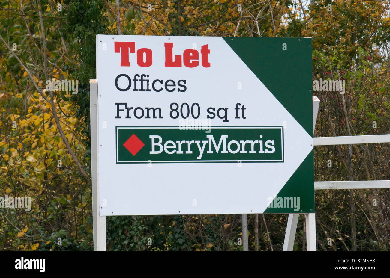 Offices To Let Sign Stock Photo - Alamy