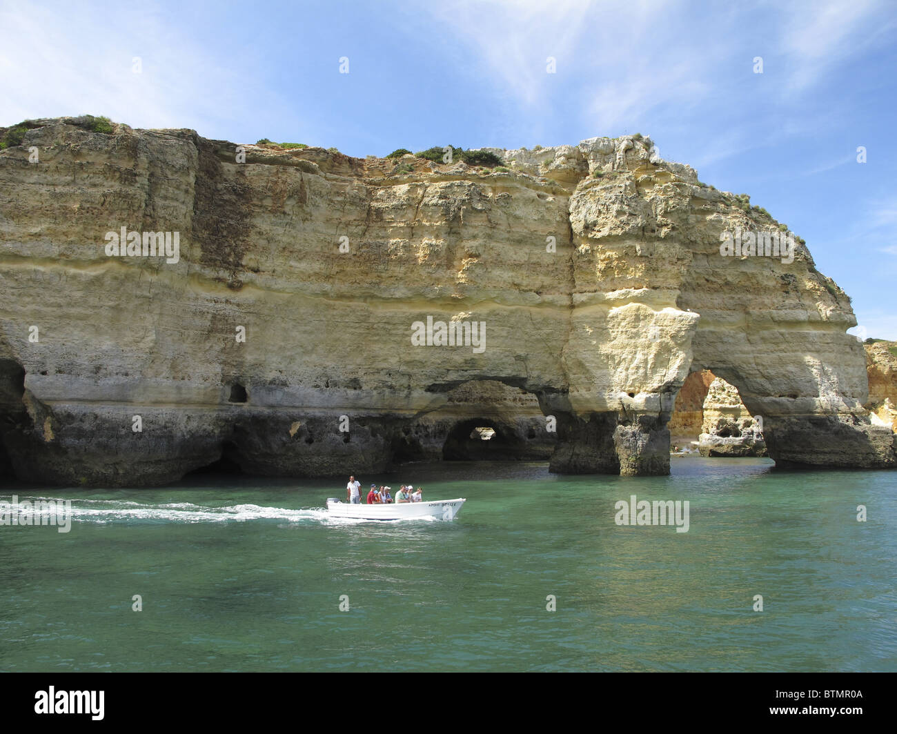A cruise along the coast of western Algarve from Albufeira where there ...