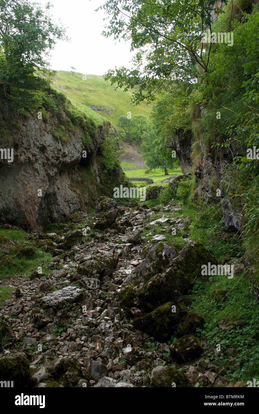 Troller's Gill is ravine at the head of Trollerdale near Skyreholme and ...