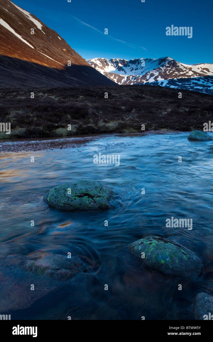 Scotland, Scottish Highlands, Cairngorms National Park. The River Dee ...