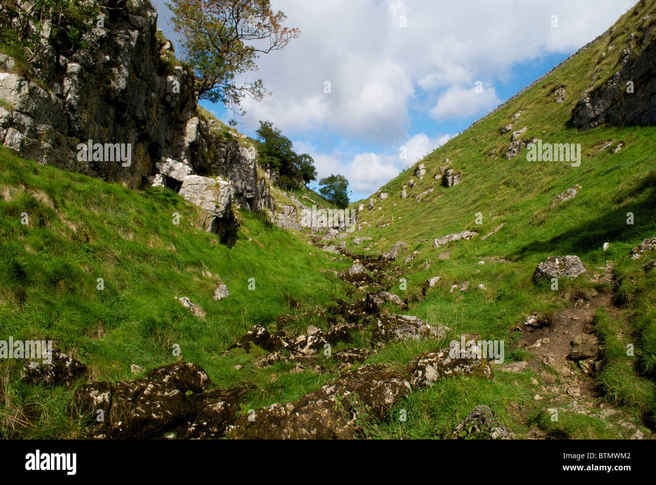 Troller's Gill is ravine at the head of Trollerdale near Skyreholme and ...