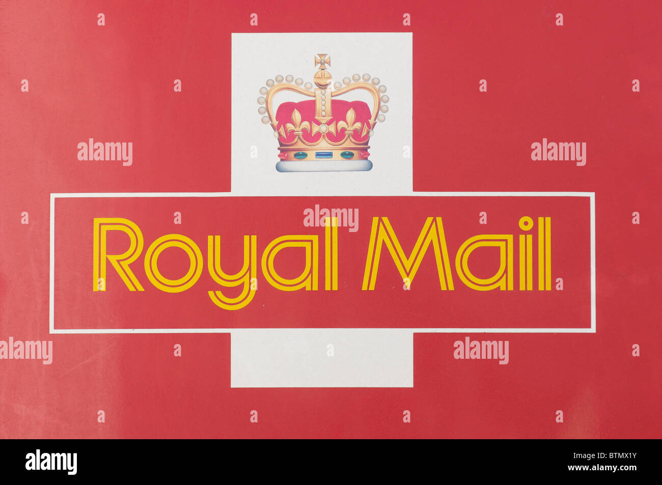 Royal mail crown logo hi-res stock photography and images - Alamy