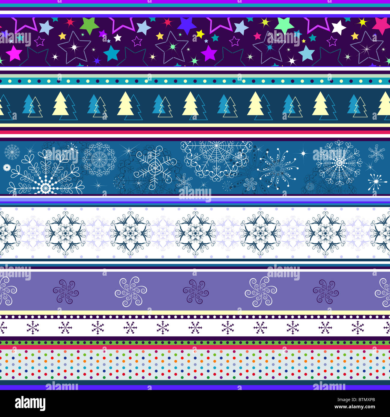 Seamless striped christmas wallpaper Stock Photo - Alamy