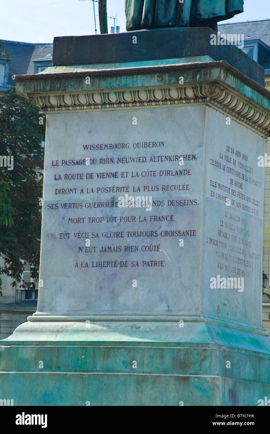 Statue louis lazare hoche hi-res stock photography and images - Alamy