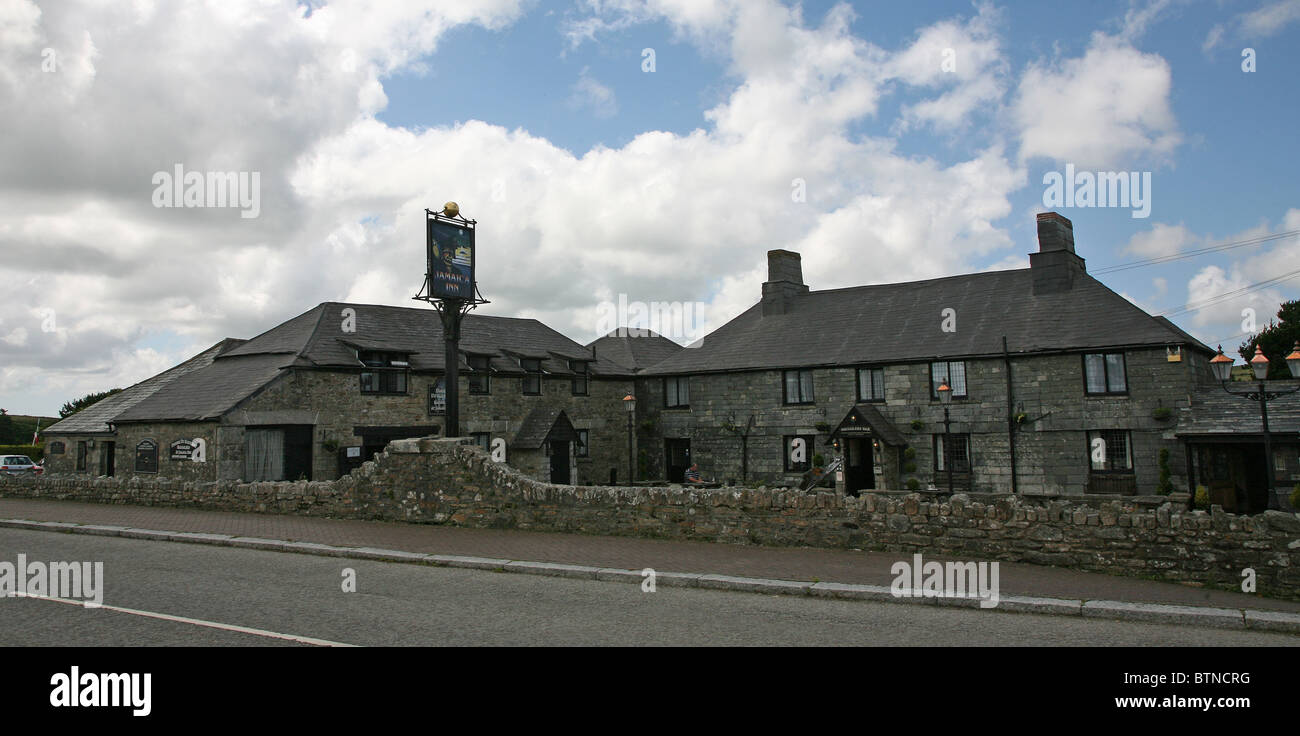 Jamaica Inn pub, Bolventor, Bodmin Moor, Cornwall, England, UK, the ...
