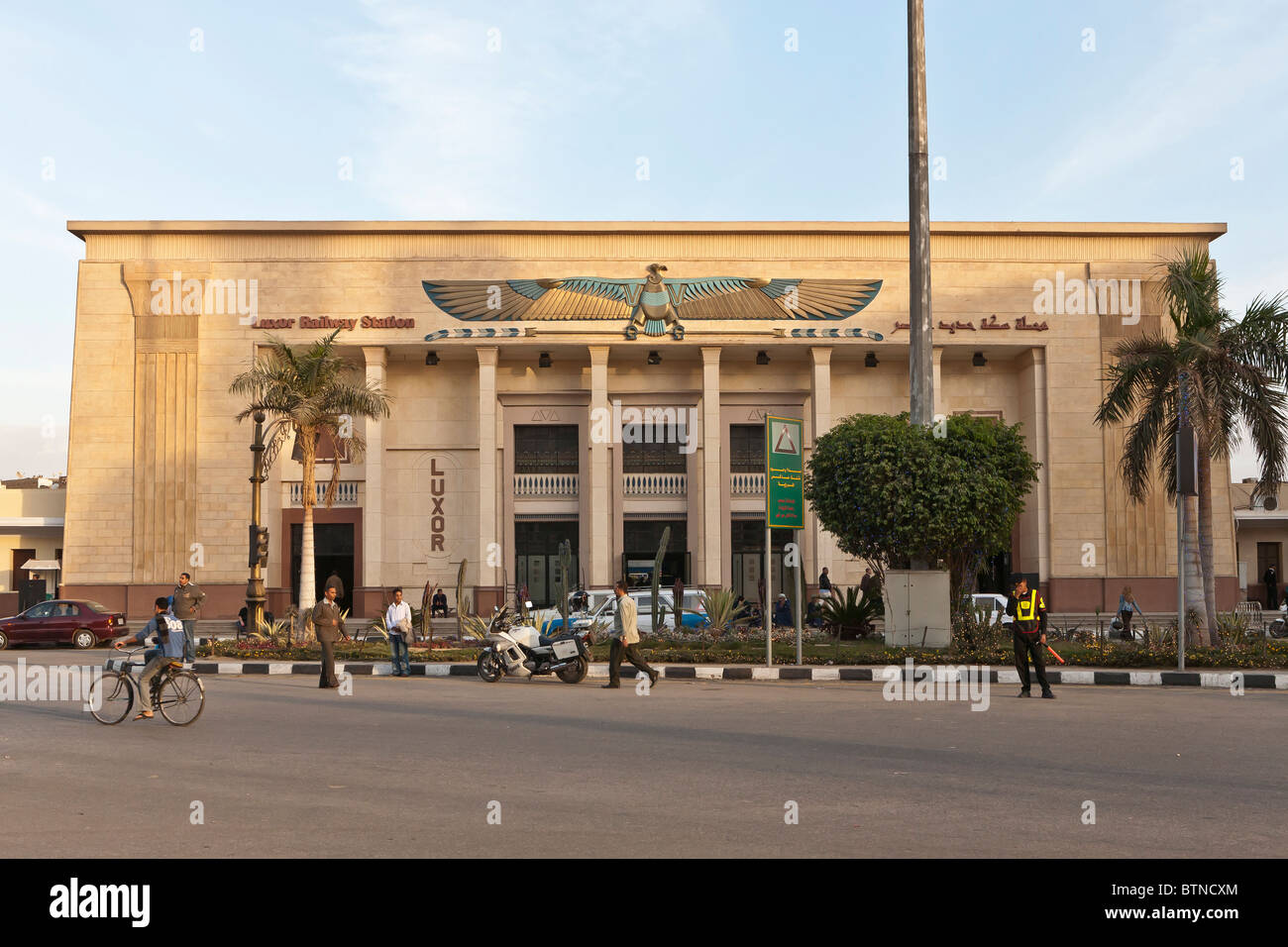 Luxor railway station, Egypt. North Africa Stock Photo - Alamy