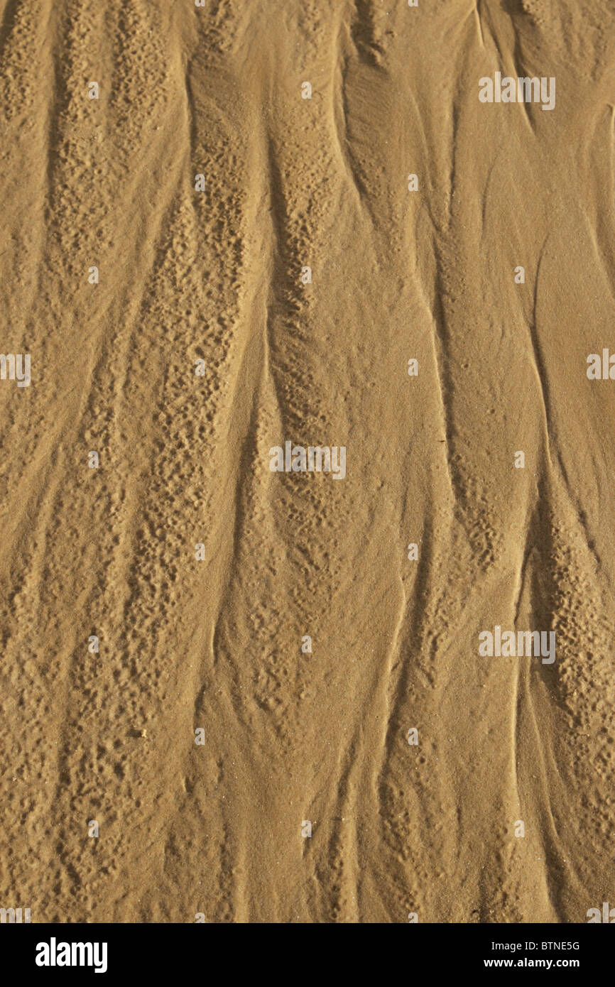 Pattern in the sand on the beach in Australia Stock Photo - Alamy