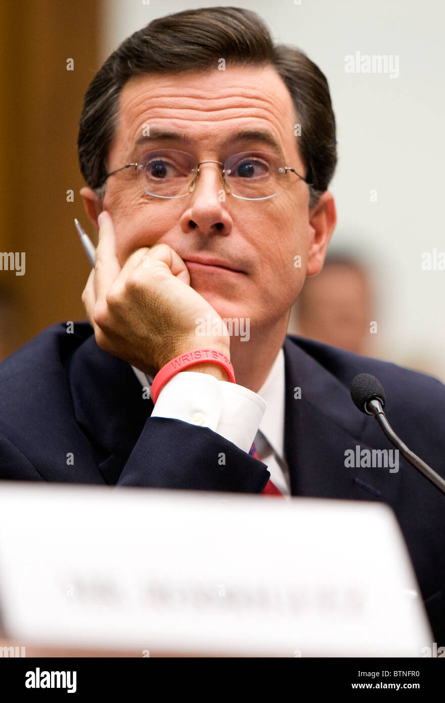 Actor and comedian Stephen Colbert testifies before Congress Stock ...