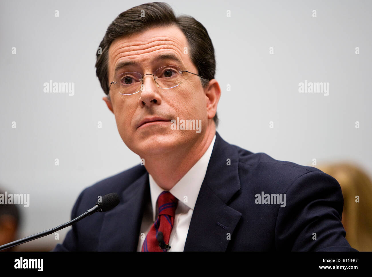 Actor and comedian Stephen Colbert testifies before Congress Stock ...