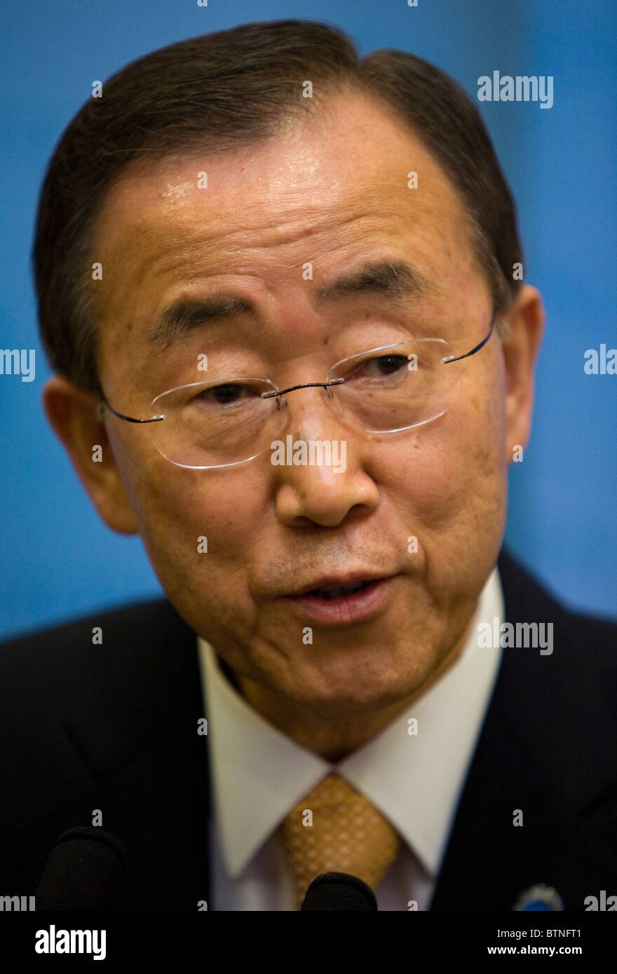 United Nations Secretary General Ban Ki Moon Stock Photo - Alamy