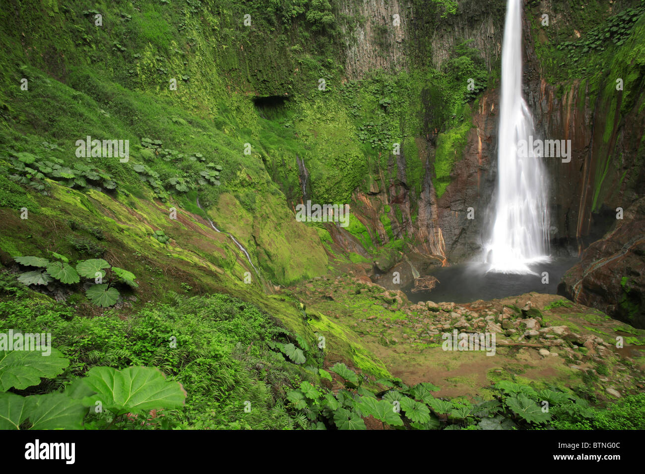 Del Toro waterfall near Poás Volcano, Costa Rica Stock Photo - Alamy