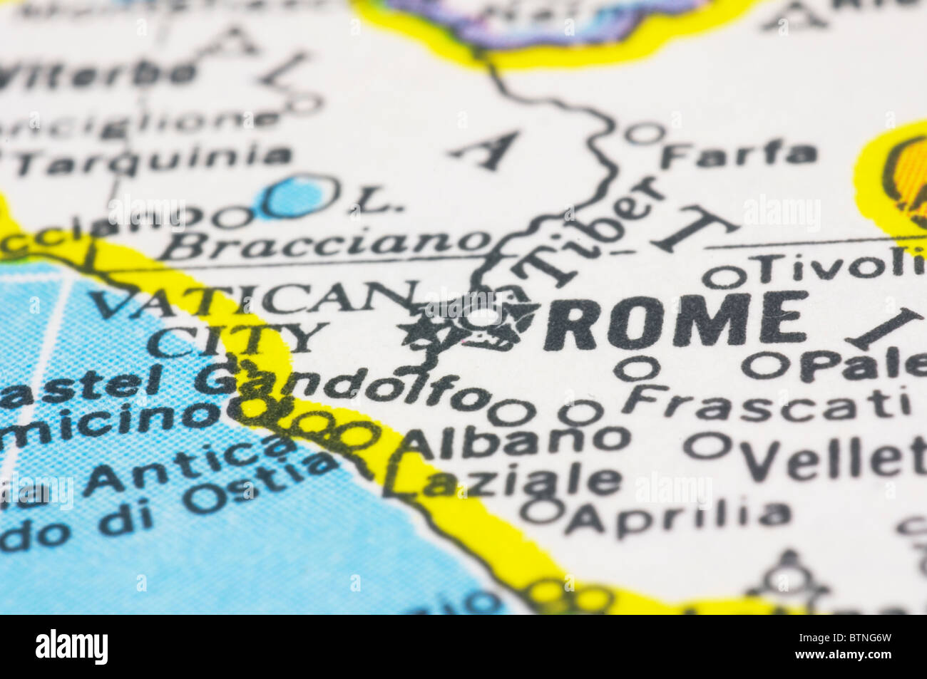 Map of roma hi-res stock photography and images - Alamy