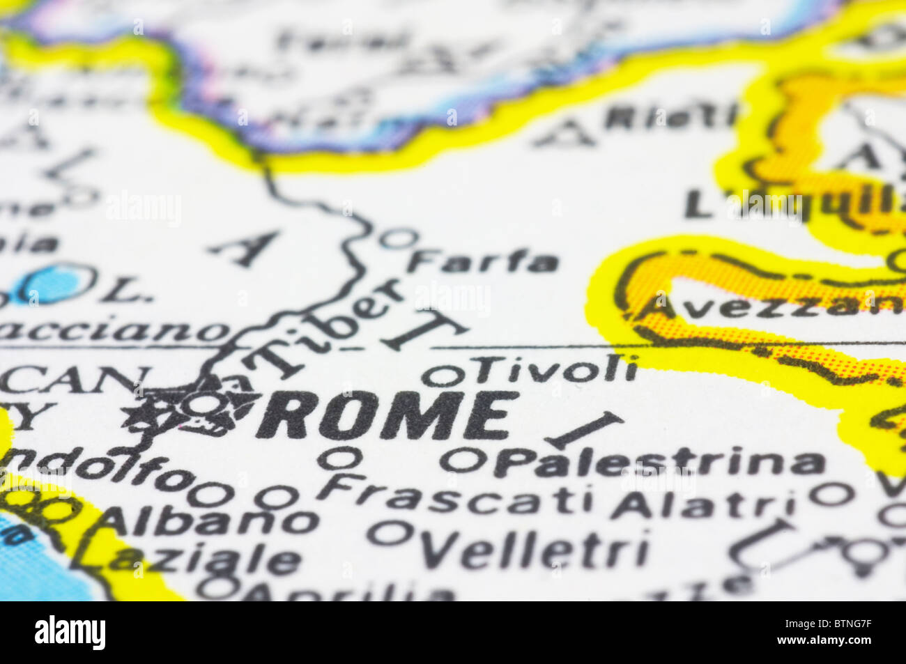 Map of roma hi-res stock photography and images - Alamy