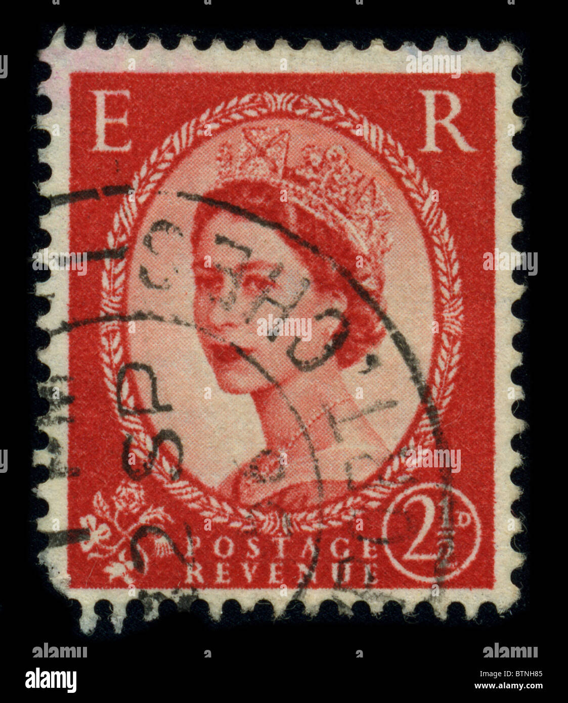 UNITED KINGDOM - CIRCA 1960: An English Used First Class Postage Stamp ...