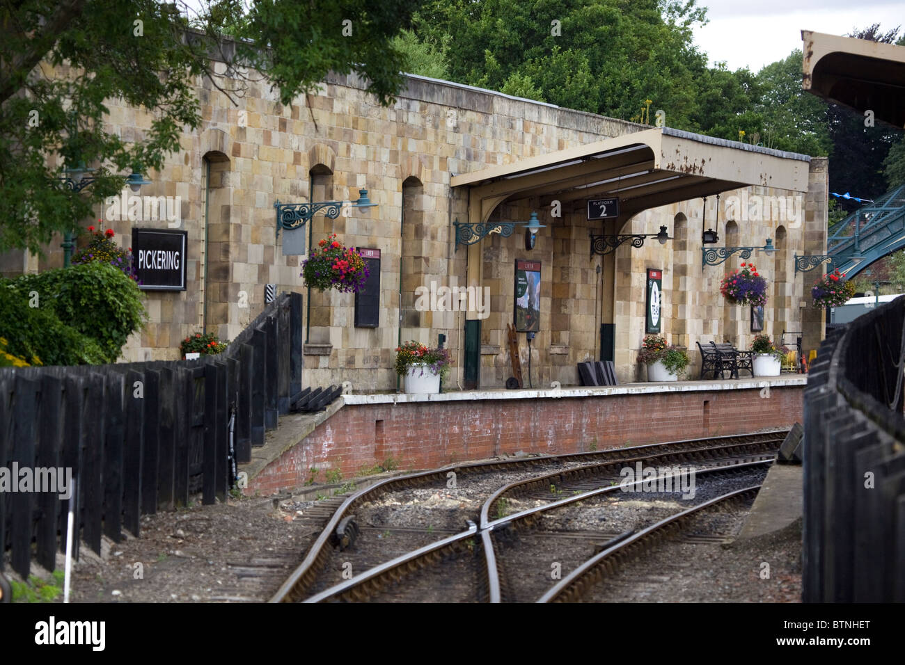 Pickering Train Station North Yorkshire Moors England UK Stock Photo ...