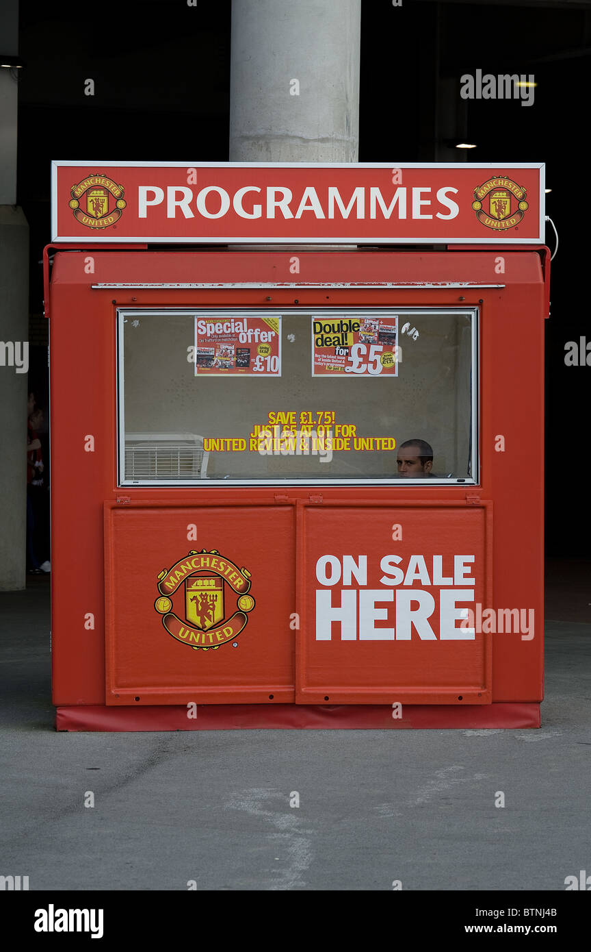 Manchester United Booth Stock Photo - Alamy