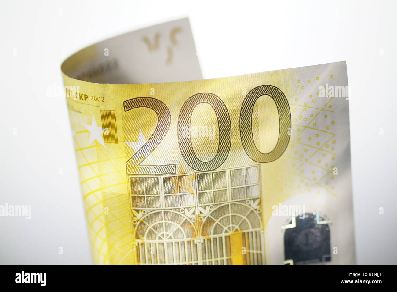 A two hundred Euro note Stock Photo - Alamy