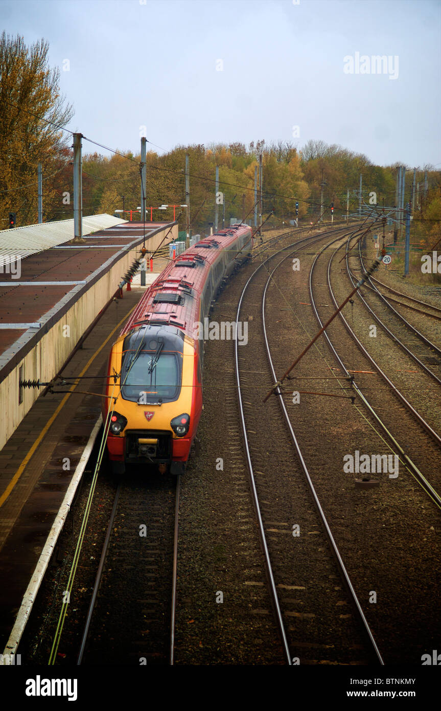 Intercity train on Lancaster railway station Stock Photo - Alamy