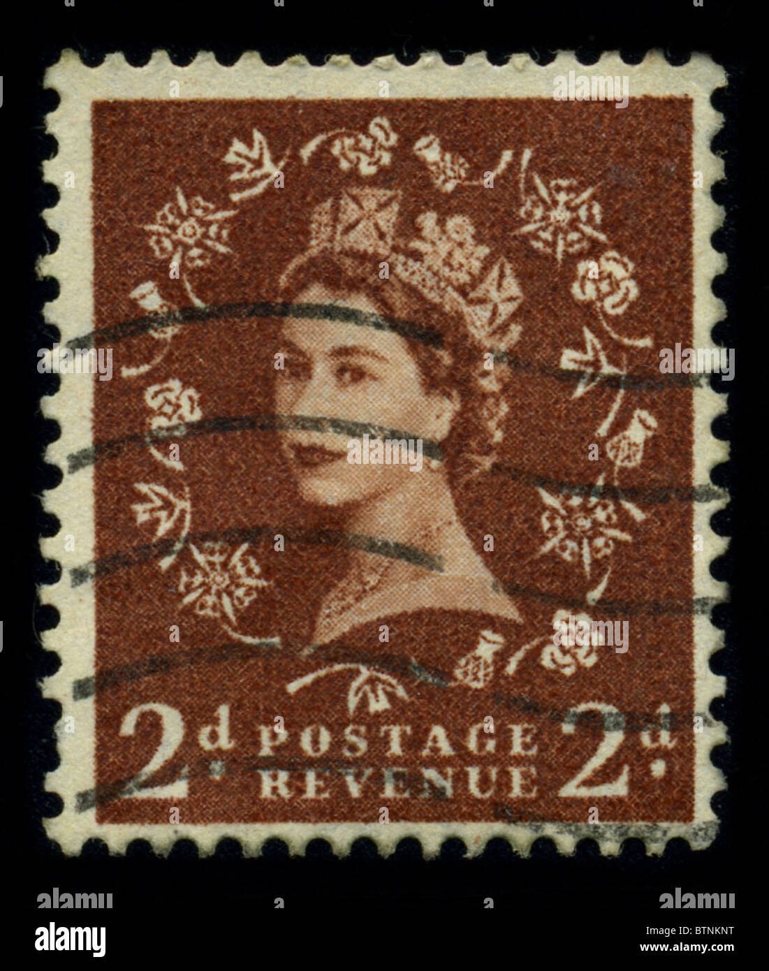 UNITED KINGDOM - CIRCA 1960: An English Used First Class Postage Stamp ...