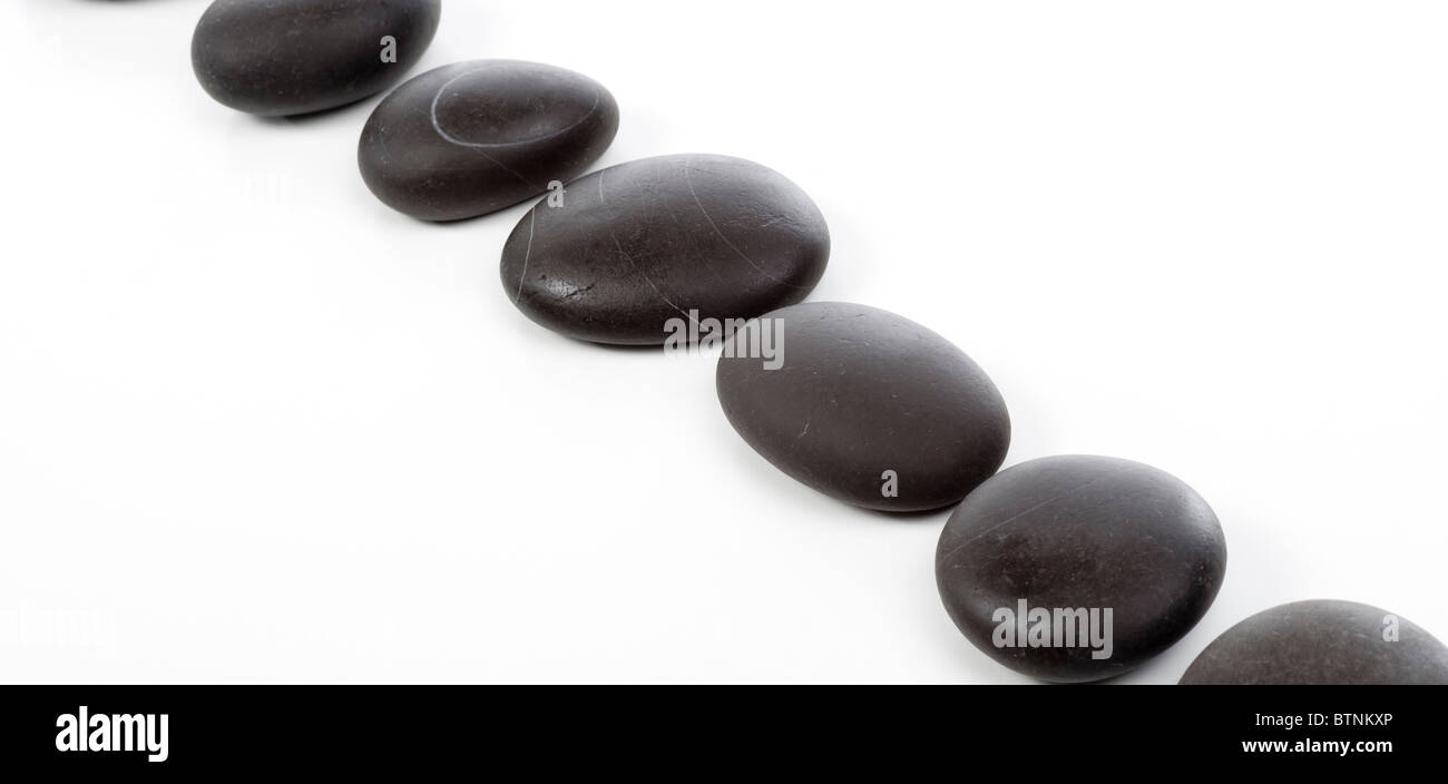 Polished black river stone hi-res stock photography and images - Alamy