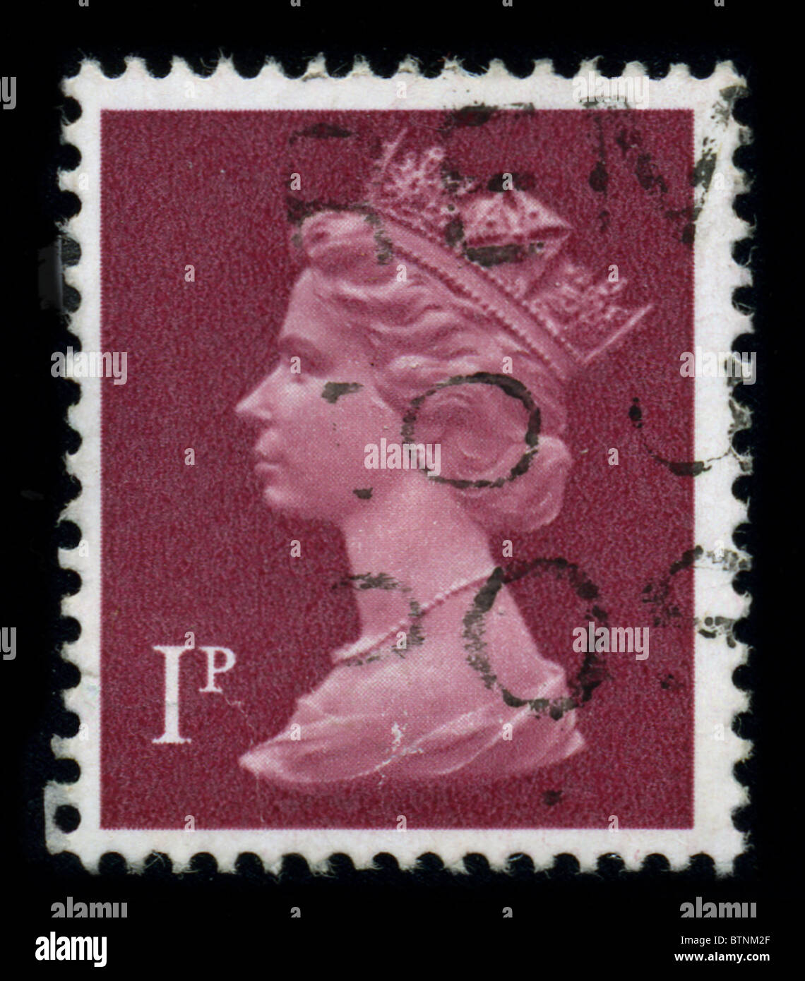 UNITED KINGDOM - CIRCA 1982: An English Used First Class Postage Stamp ...