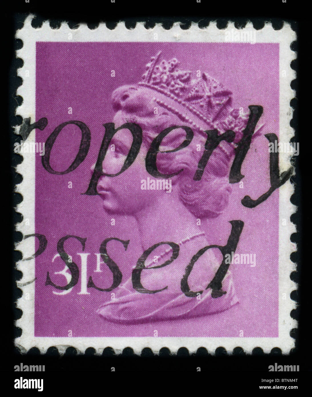 UNITED KINGDOM - CIRCA 1982: An English Used First Class Postage Stamp ...