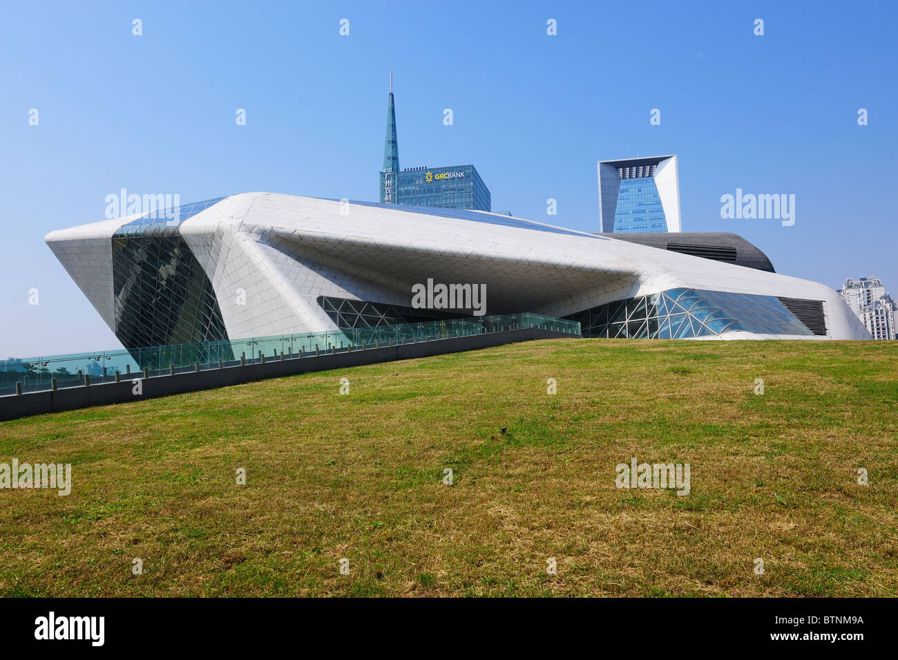 Guangzhou Opera House in Zhujiang New Town of Guangzhou City, Guangdong ...
