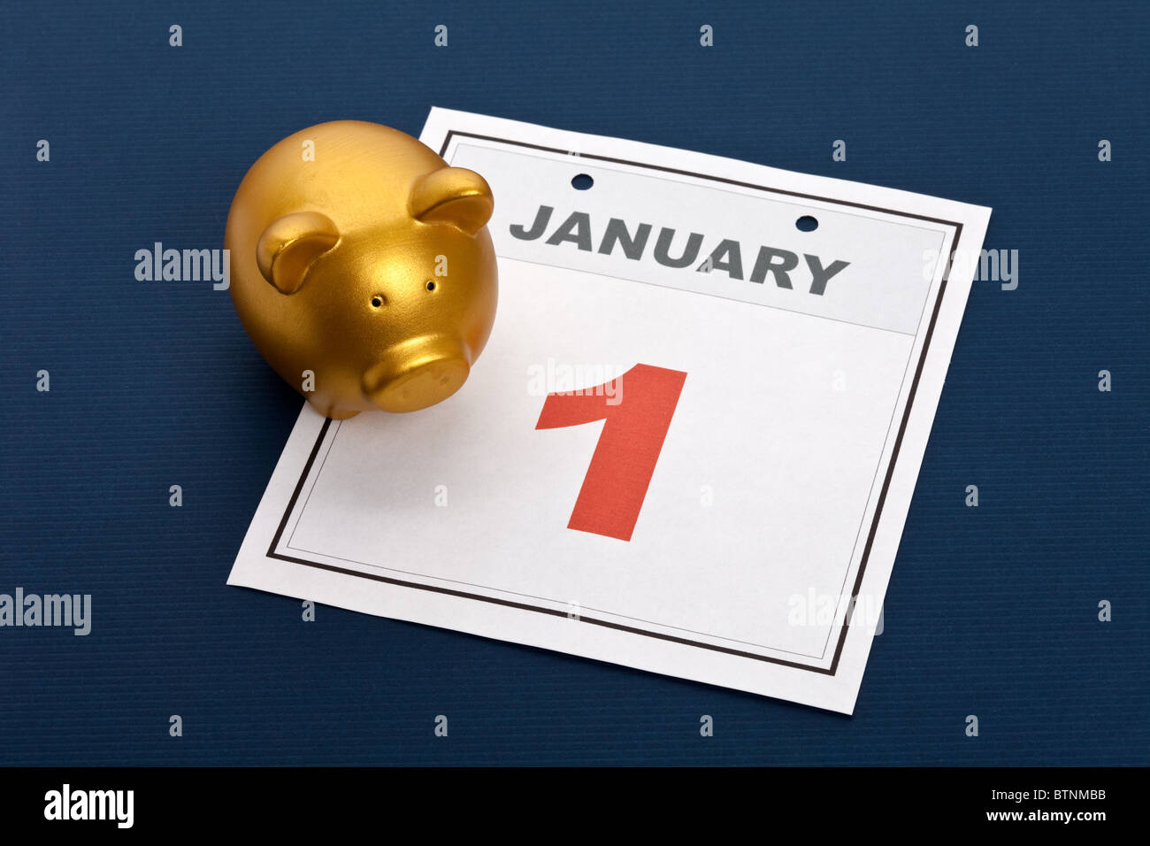 Piggy bank calendar hi-res stock photography and images - Alamy