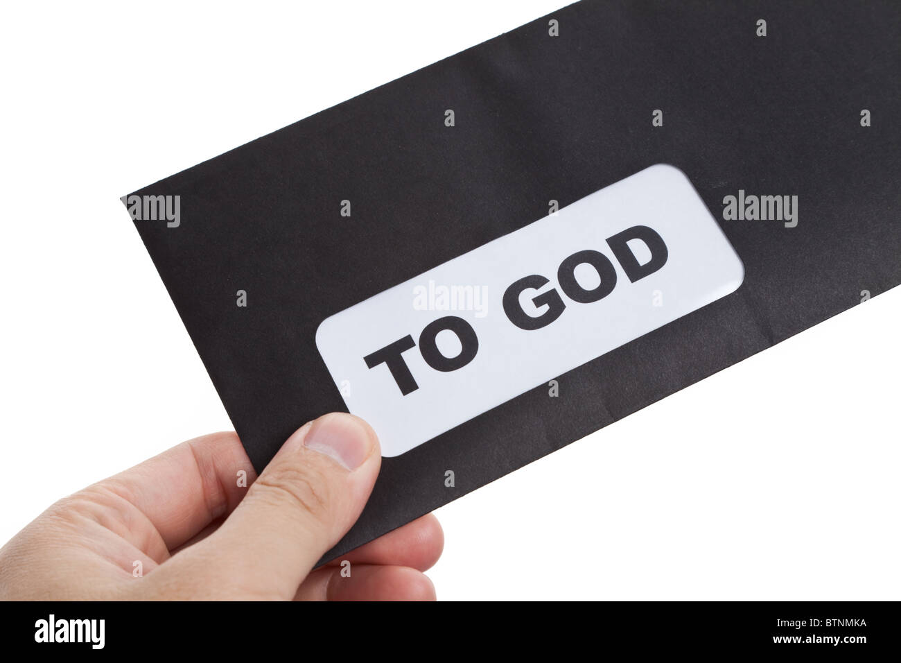 Mail to God, concept of religion, belief Stock Photo - Alamy