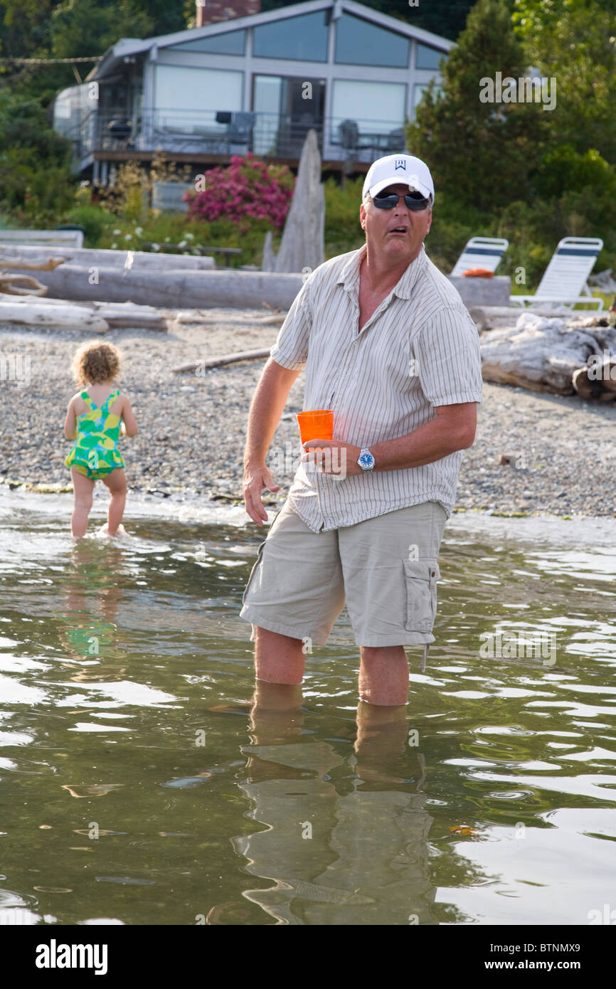 Angry man in front ocean hi-res stock photography and images - Alamy